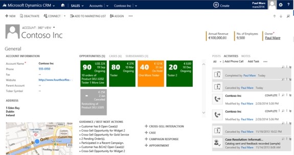 Client 360 – Single View Component for Microsoft CRM | Mark Margolis